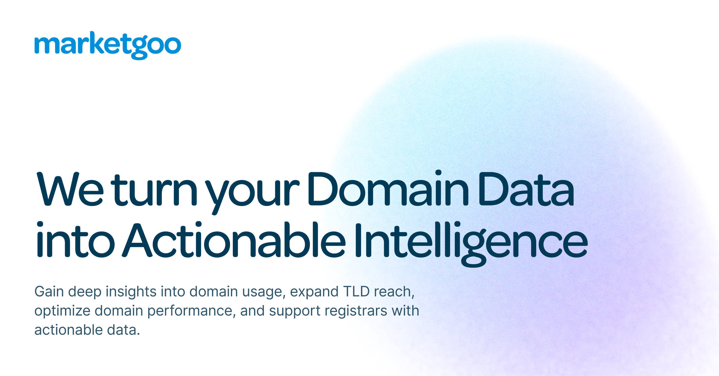 Actionable Domain Intelligence for Registries – marketgoo