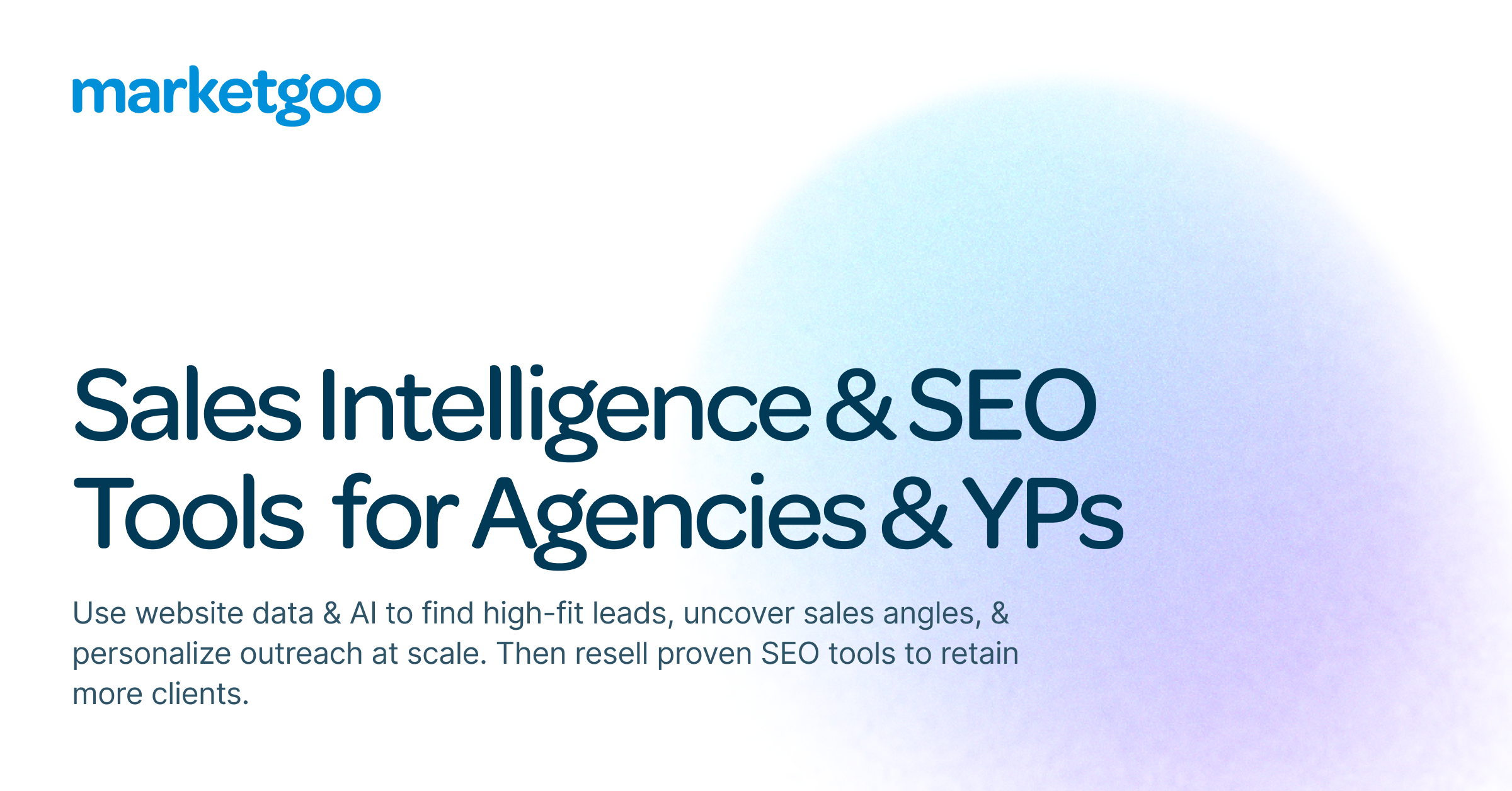 Sales Intelligence & SEO Tools for Agencies & YPs – marketgoo